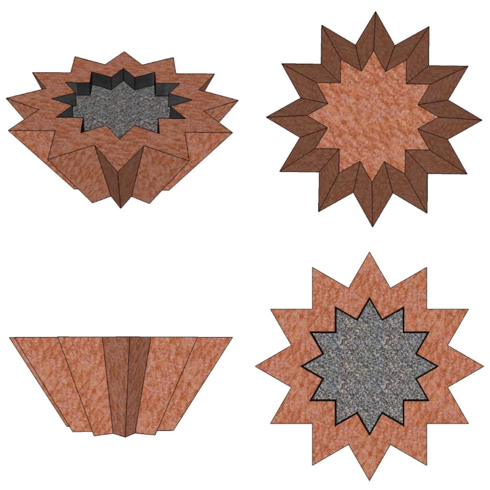 60" Star Shaped Fire Pit - Etsy