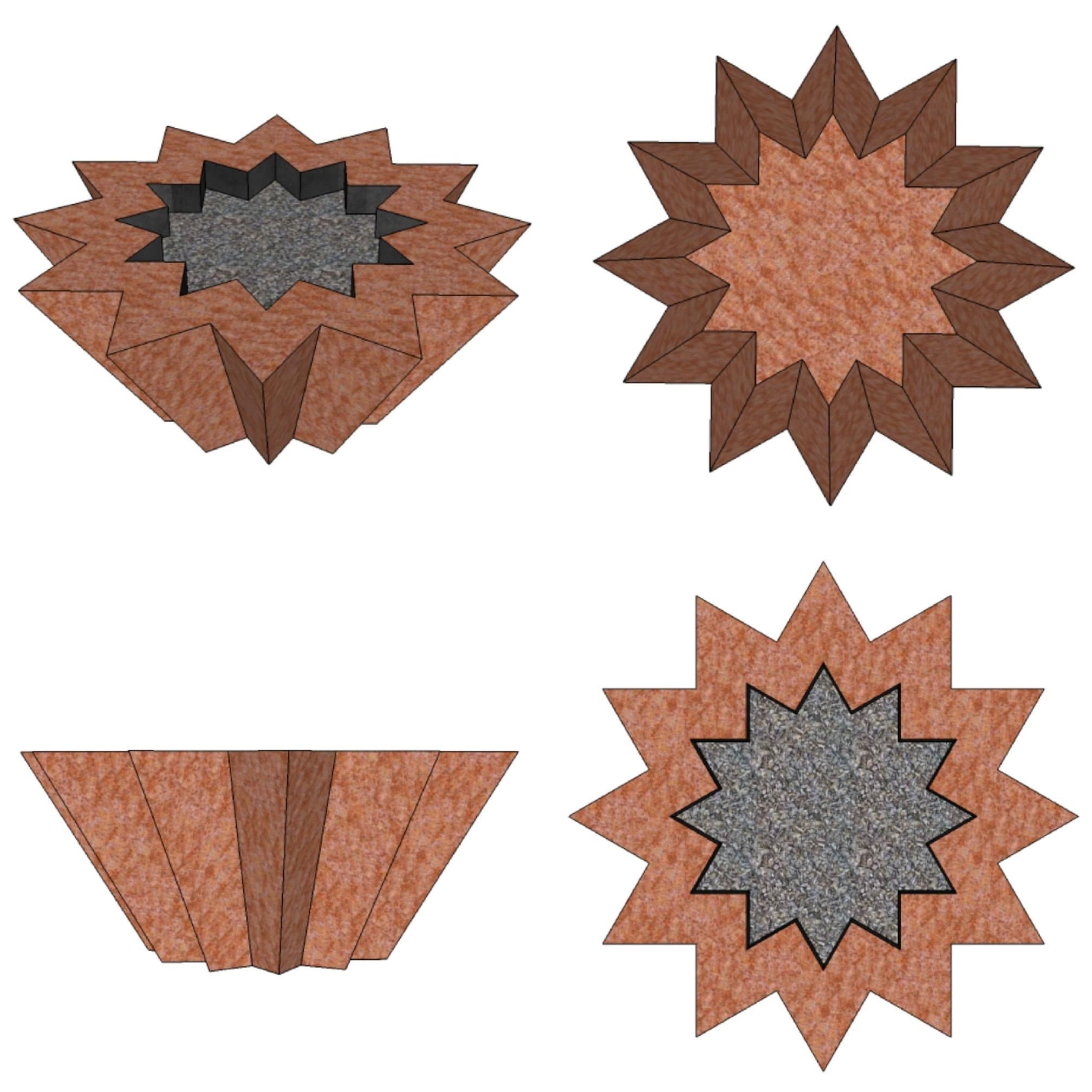 60" Star Shaped Fire Pit - Etsy