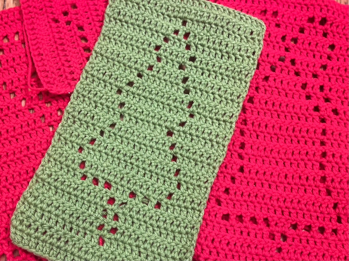 PATTERN Christmas Tree AND Bell Filet Crochet Motif - Beginner - Etsy