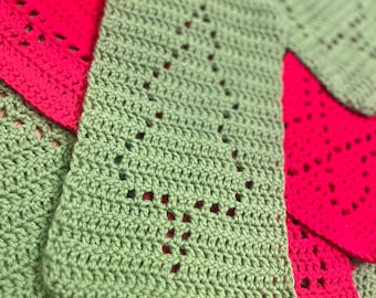 PATTERN Christmas Tree AND Bell Filet Crochet Motif - Beginner - Etsy