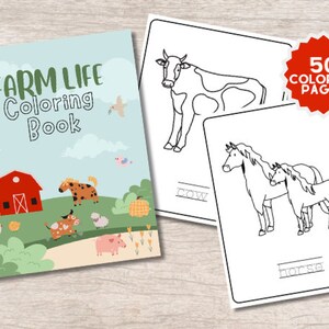 Ultimate Educational Nature Coloring Set Farm, Ocean, Forest, Safari ...