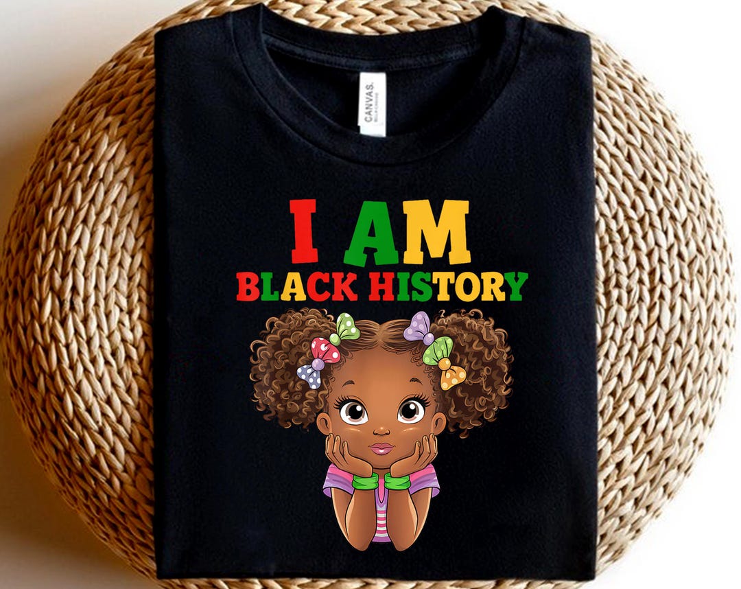 I Am Black History Month Teens African American Png, African American ...