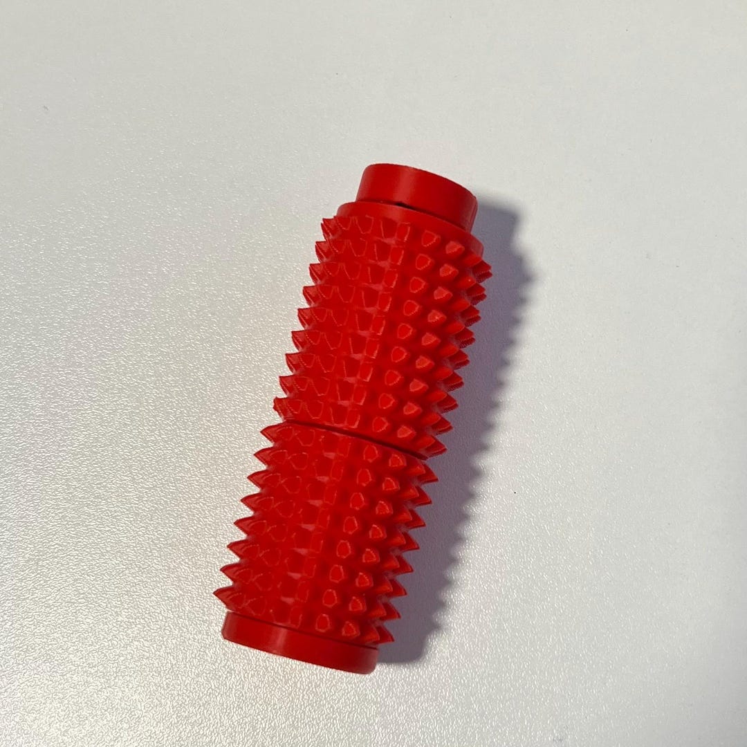 Spiked Sensory Roller Fidget Spinner With Clicker Top, ADHD + Emotion ...