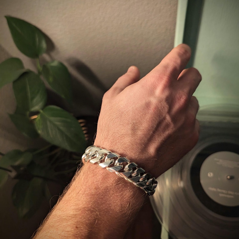 Silver 18mm Cuban - Etsy