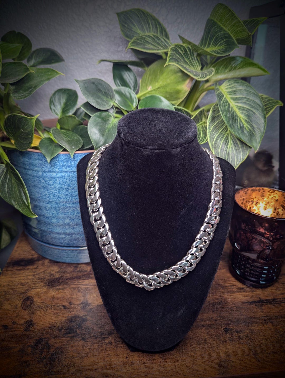28mm Miami Cuban Link Chain - Etsy