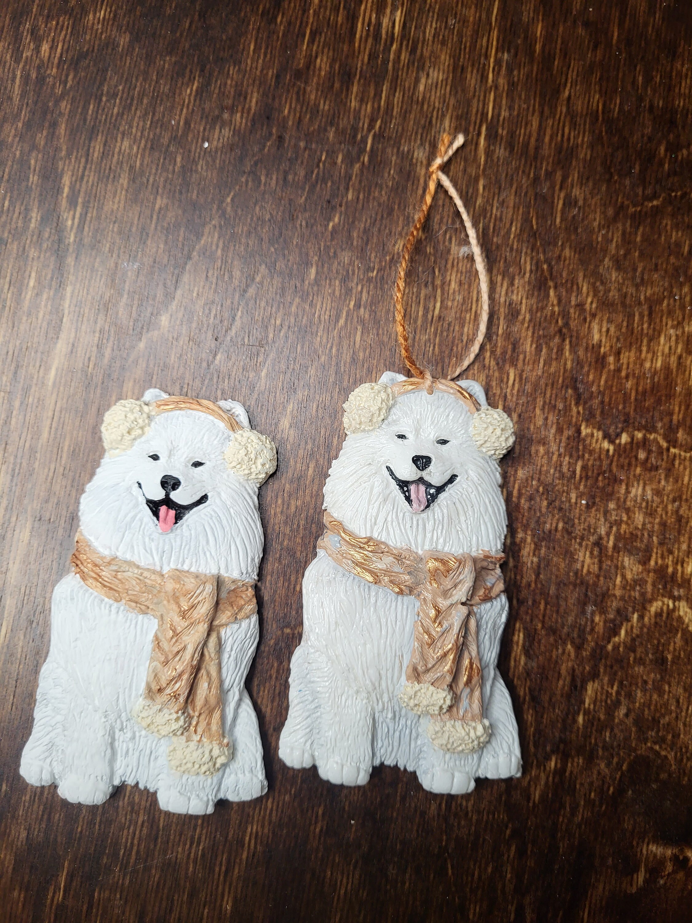 Samoyed Dog Christmas Collection Cold Winter Custom Fridge Magnet ...