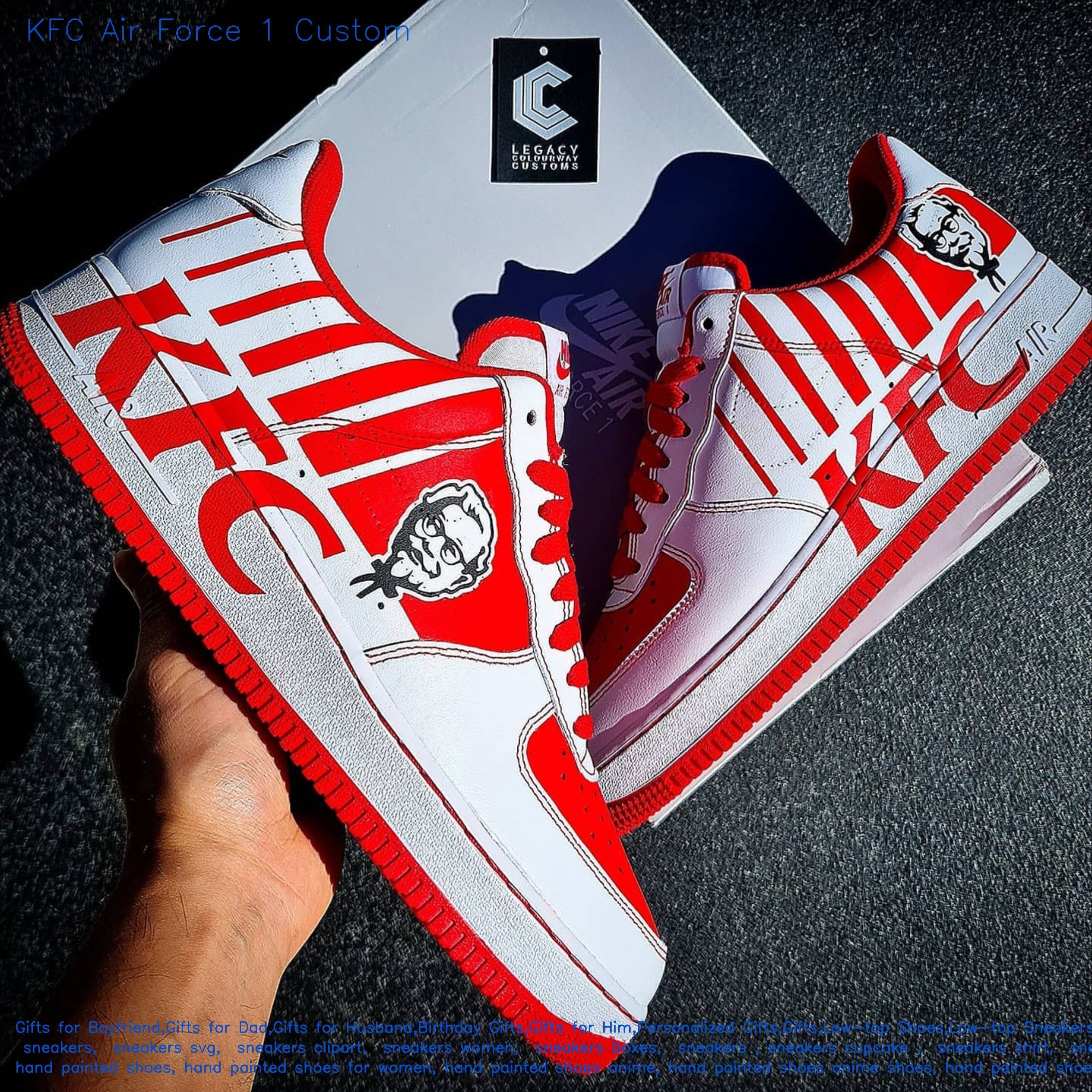 Kfc Air Force 1 Custombuy Now: Luxetsy.com/pu-1432 - Etsy