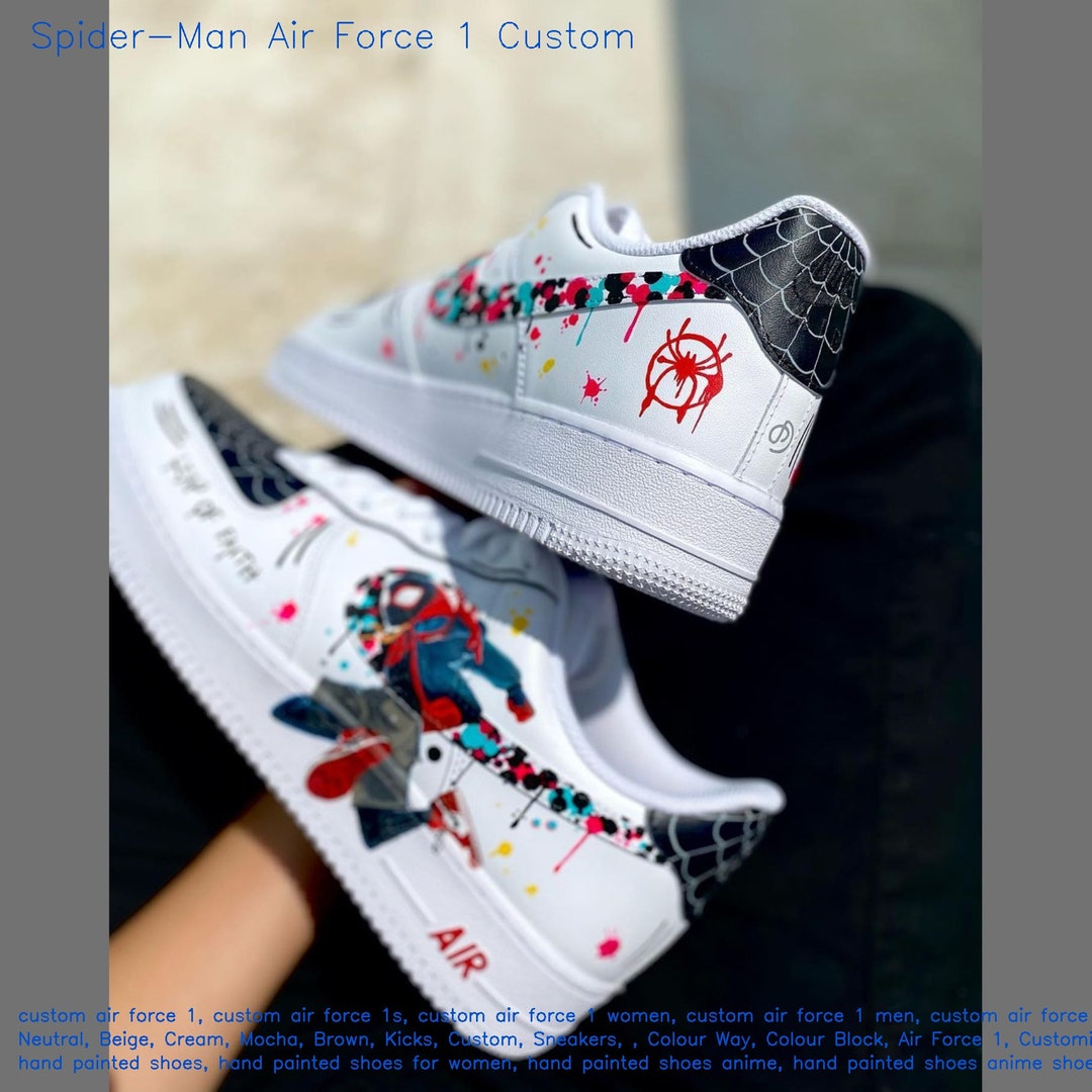 Spiderman Air Force 1 Custombuy Now: Luxetsy.com/pu-1402 - Etsy UK