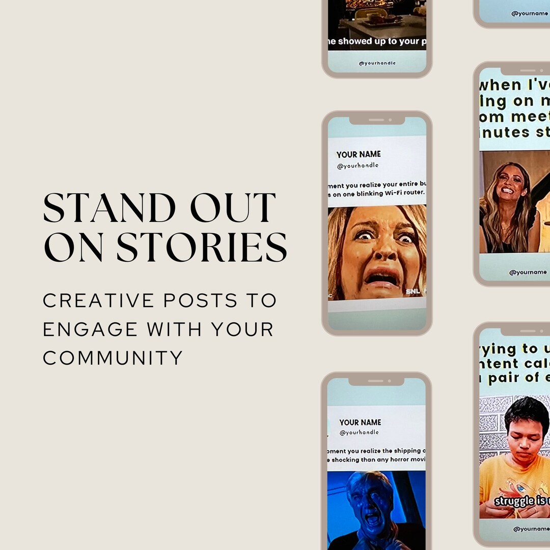 Business Meme Templates for Instagram - Etsy