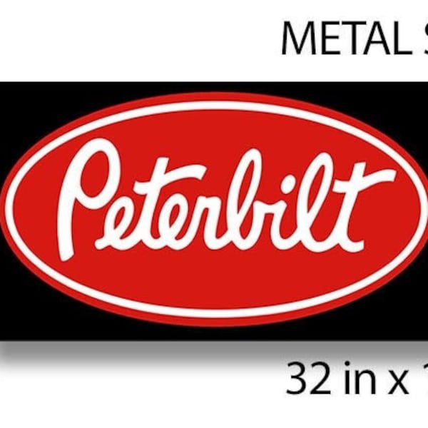 Peterbilt Shop Sign - Etsy