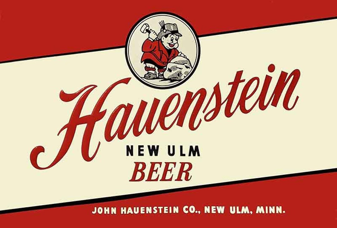 Hauenstein Beer Sign Large 24in Rare Vintage Style Mn Beer Minnesota ...