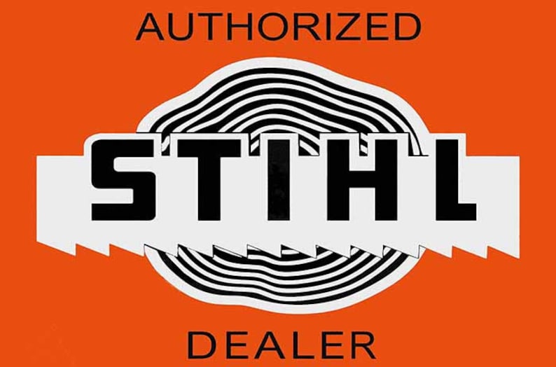 STIHL Chainsaw Sign Large Store Display Sale Service Man Cave - Etsy