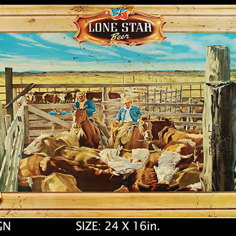 "lone Star Beer" - Etsy