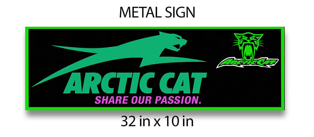 ARCTIC CAT Sign Large 32in ATV Snowmobile Sign - Etsy