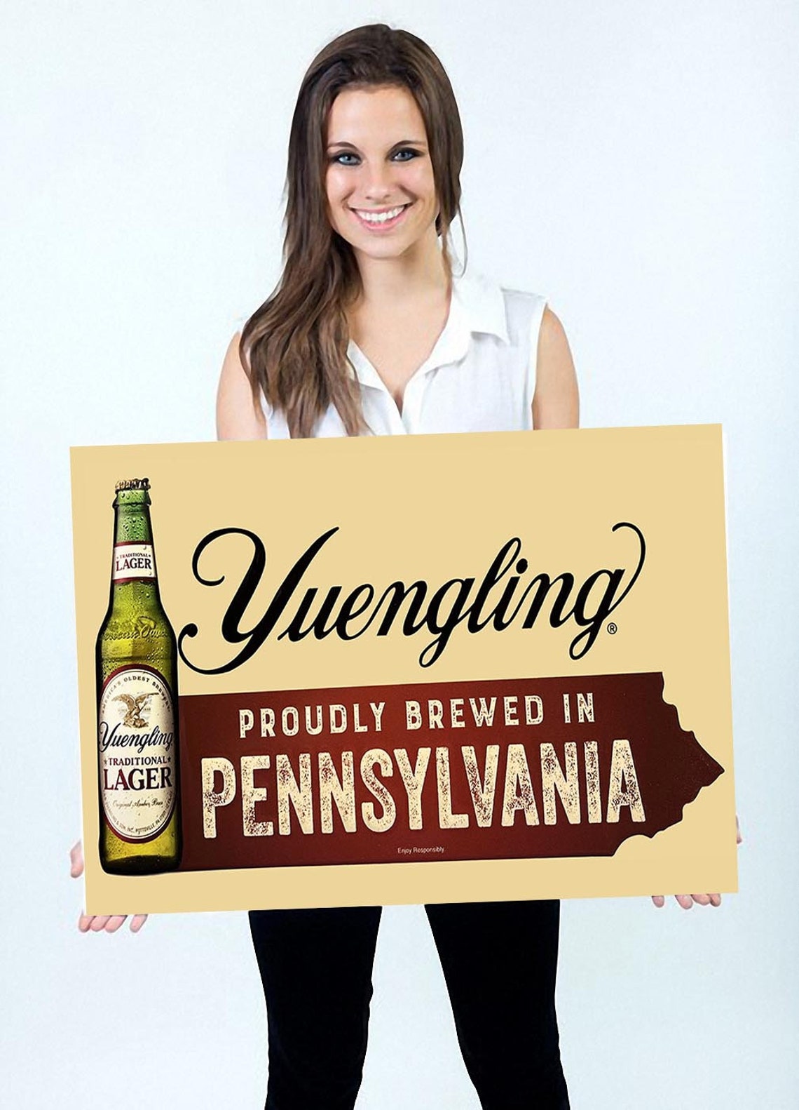 Yuengling Pottsville Beer Sign Large 24in Metal Sign Pub Man Cave - Etsy