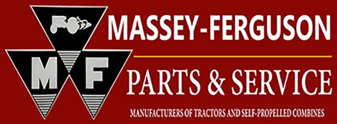 MASSEY FERGUSON TRACKTOR Sign Dealer Display Man Cave Garage Farm Retro ...