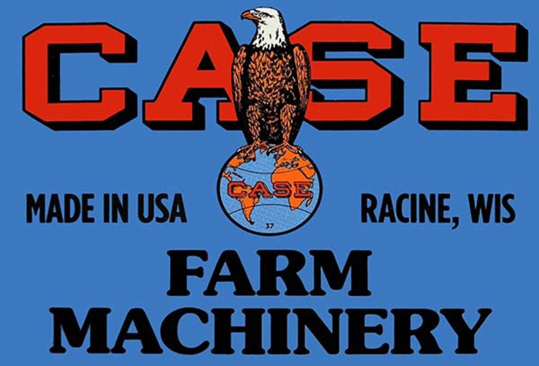 Case Sign Power Farming Machinery Metal Agriculture Tracktor Gas Oil ...