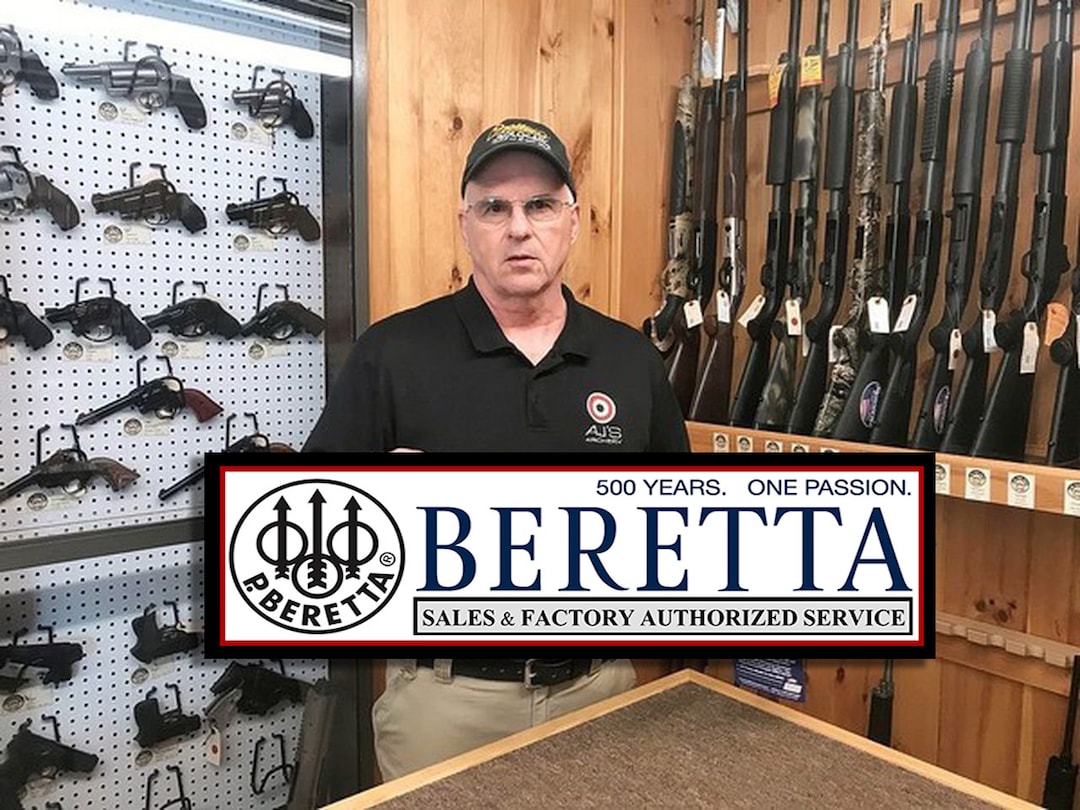 BERETTA FIRE ARMS Gun Shop Sign Large 32in 9mm Hunting Storm Nano Man ...