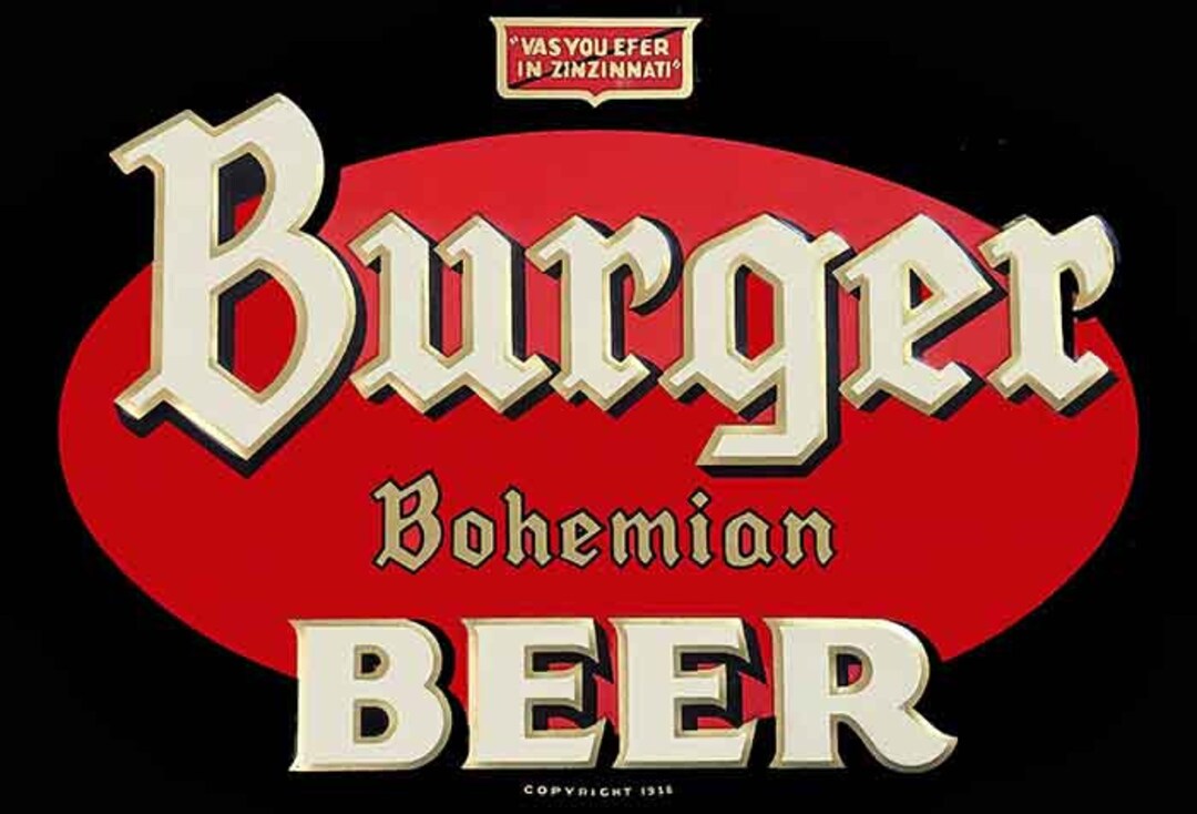 Burger Beer Sign Large 24in Cincinnati Ohio Beer - Etsy