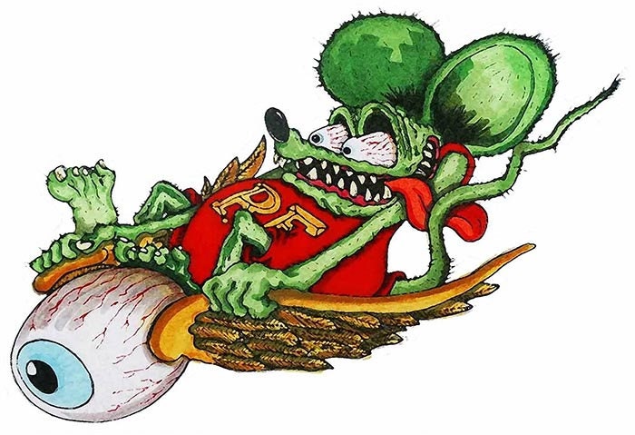 Rat Fink Rat Rod RF Metal Sign Large Garage Man Cave - Etsy