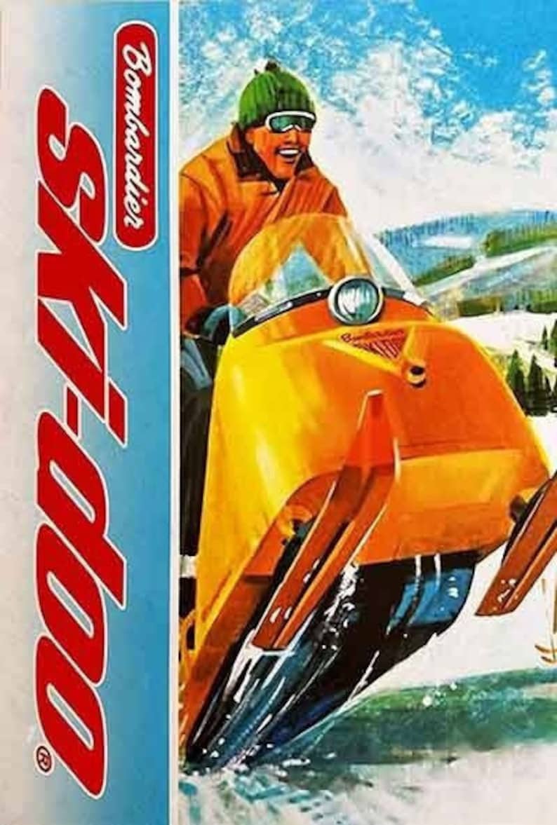 Ski-doo Sign Large 24n Metal Dealer Display Snowmobile Gift Garage Man ...