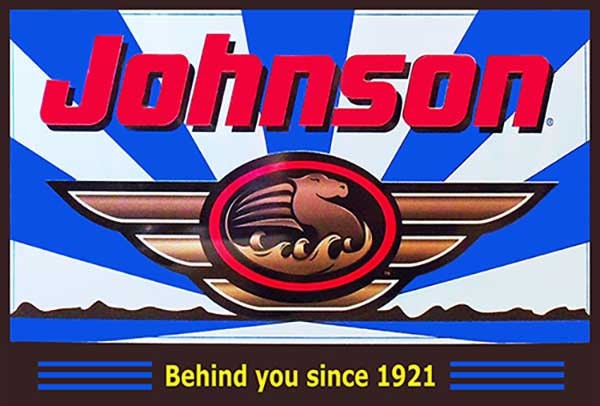 JOHNSON Sea Horse Outboard Boat Motor Metal Sign 24in Sea Horses Sign ...