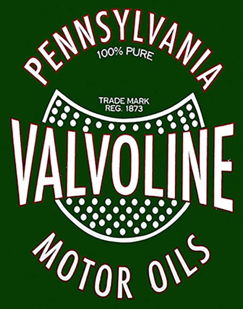 Valvoline Sign Large Garage Man Cave Dealer Display - Etsy