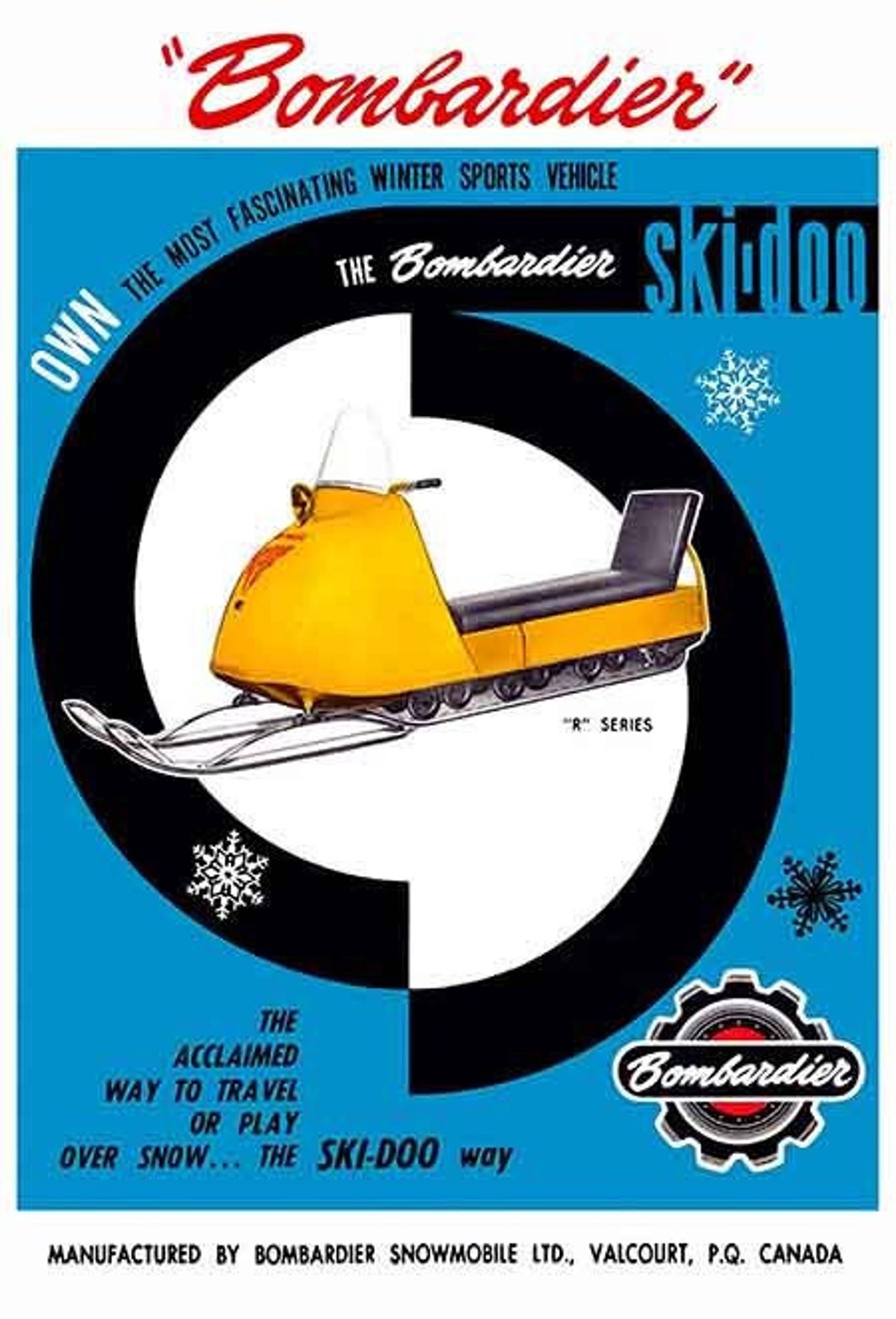 Ski-doo Sign Large 24n Metal Dealer Display Snowmobile Gift Garage Man ...