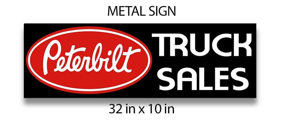 PETERBILT Sign Large 32in Truck Stop Parts Dealership Shop Garage - Etsy