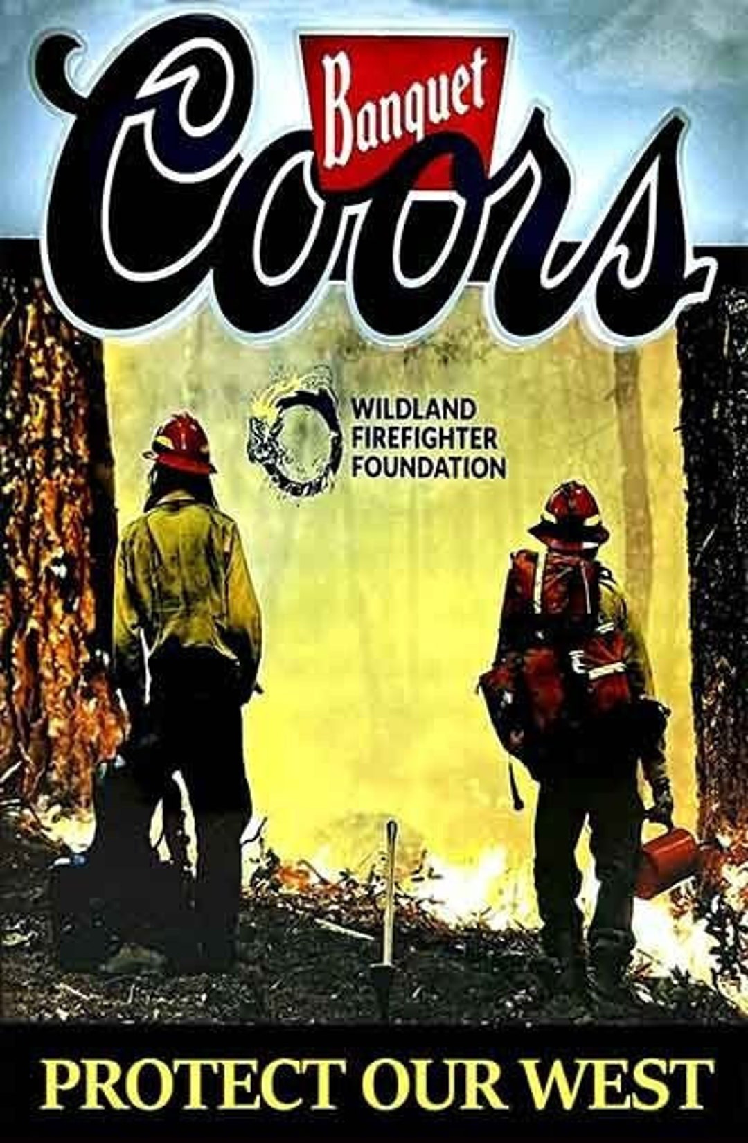 Coors Light Banquet Protect Our West Wildland Foundation Sign Large ...