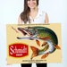 Schmidt Beer Sign Northern Pike Minnesota Fish Large 24in Metal Sign - Etsy
