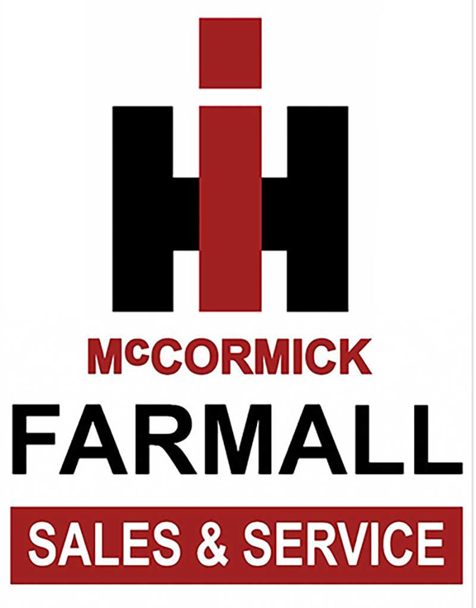 IH Metal Sign Farm Equipment IH Sales Dealer Display IH Farm Tracktor ...