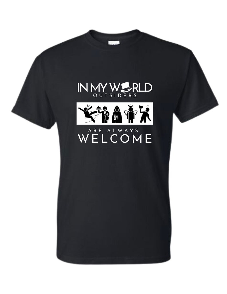 Blood on the Clocktower Inspired Tee- Outsiders Welcome - Etsy