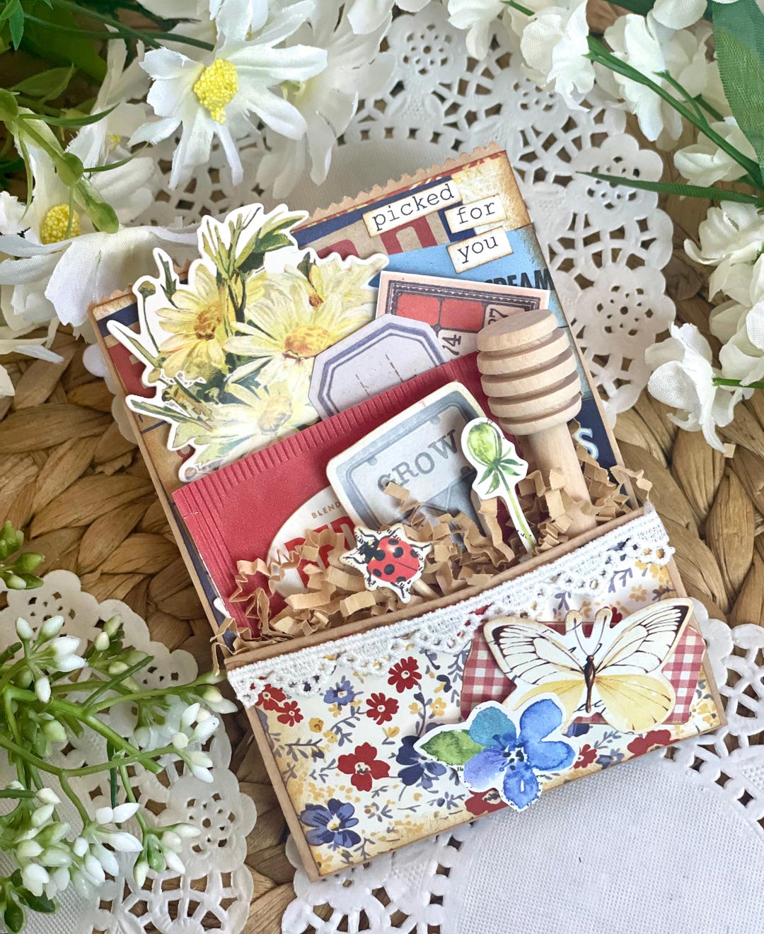 Sip & Sow Gardener's Pocket. Gardening Gifts. Includes Tea, Seed Packet and Lotion! Gardener ...