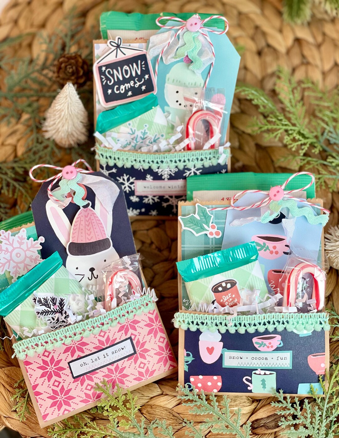 Choose Your Snow Themed Cocoa Pocket! Hot Chocolate Gift Pack. Cocoa ...