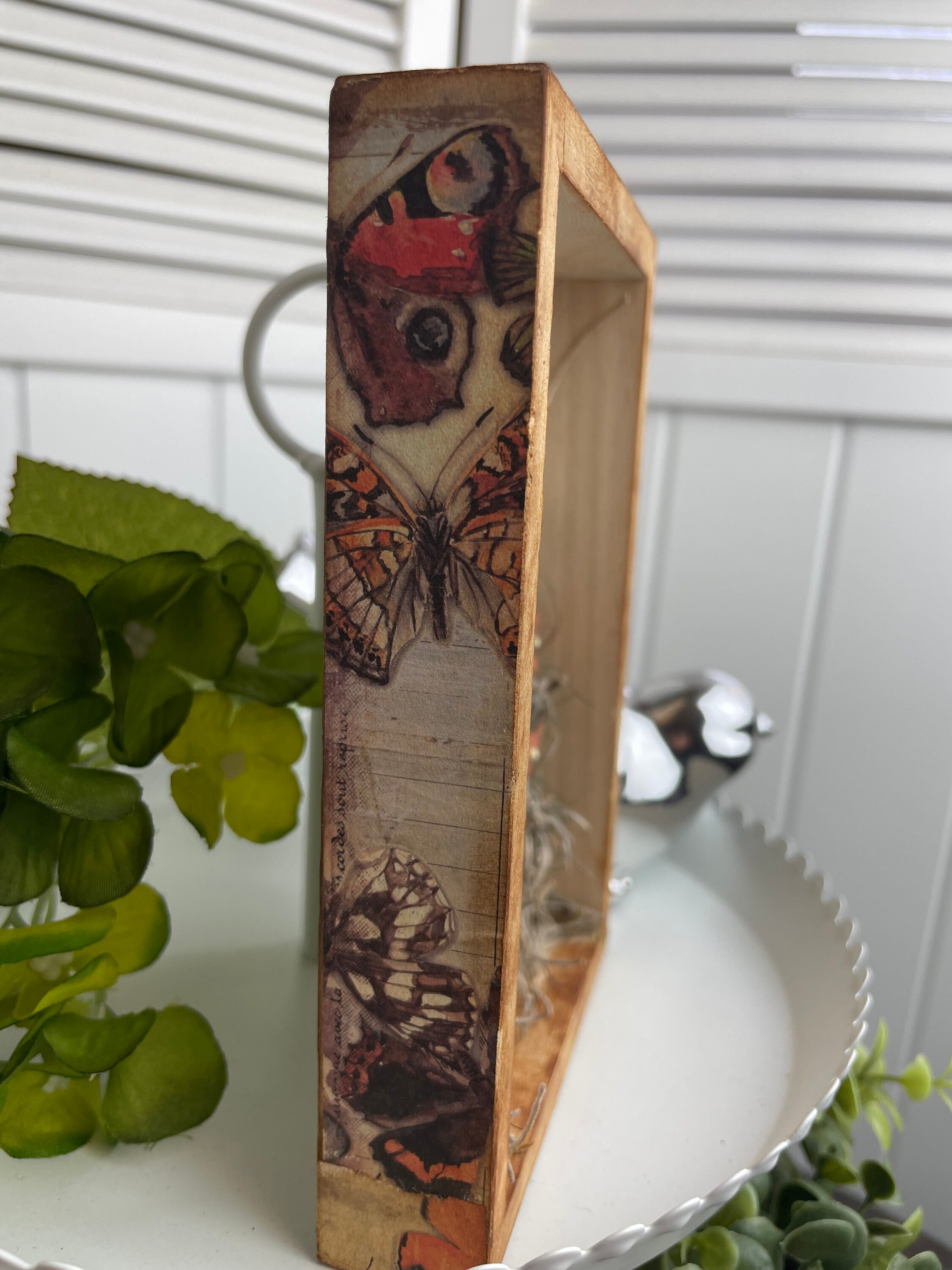 Red Bird & the Teacup 4x6 Diorama Shadow Box. Nature Inspired. Woodland ...