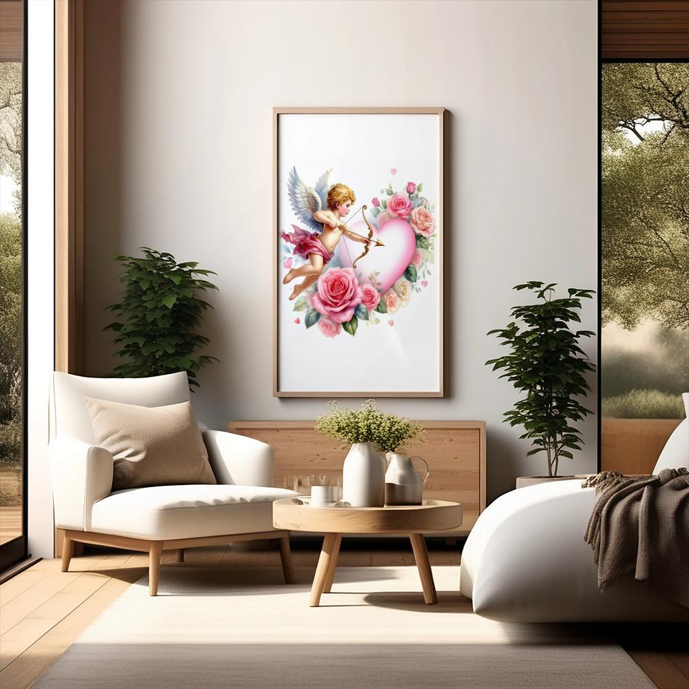 Wall Arts Gift Romantic Cupid Digital Print for Valentine's Day | Love ...