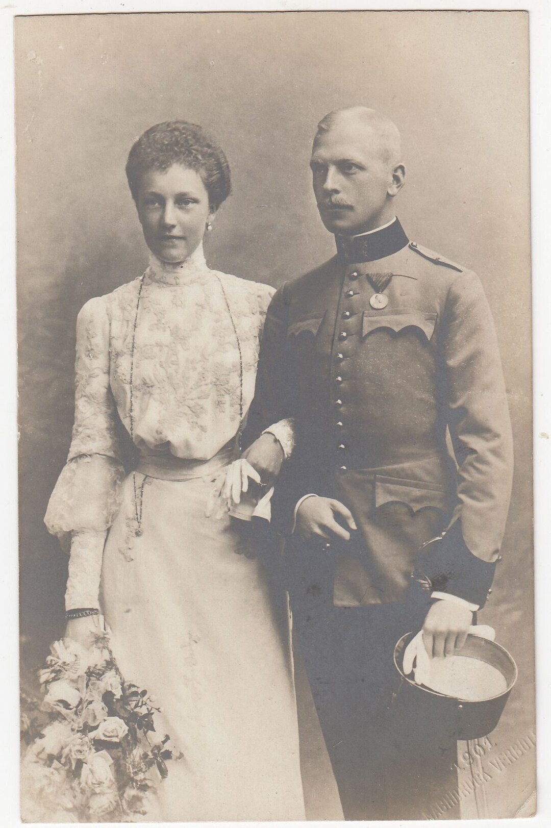 Archduchess Elisabeth Marie of Austria Prince Otto of Windisch-graetz Real Photo Postcard ...