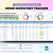 Home Inventory Spreadsheet, Home Inventory Checklist, Home Inventory ...