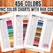 DMC Color Charts 456 RGB Codes Digital Download Printable DMC Chart ...