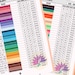 DMC Color Charts With 456 Colors and RGB Codes Digital Download ...