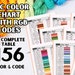 DMC Color Charts With 456 Colors and RGB Codes Digital Download ...