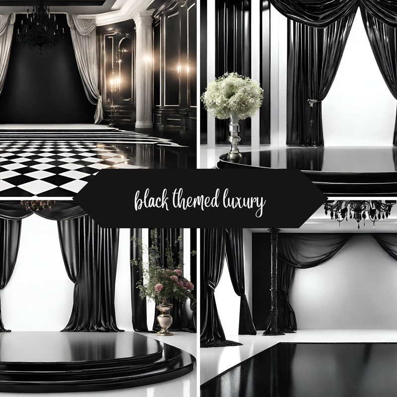 Black Backdrop - Etsy