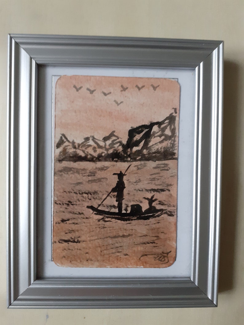 Original, Painting Card, Painting Card, 그림 가드, Collection, Asia ...