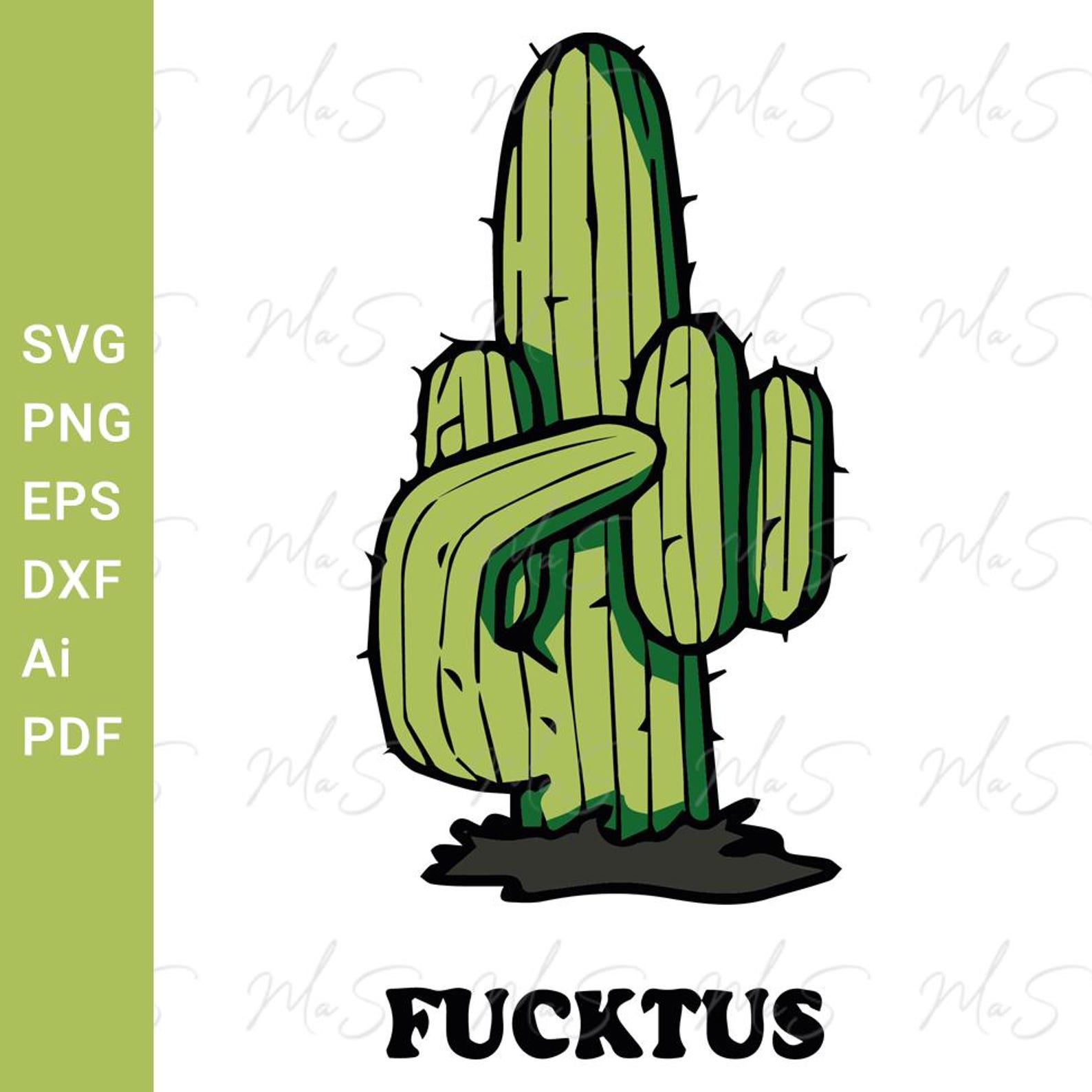 Fucktus Svg || Middle Finger Svg || Cactus Svg || Funny Cactus Svg ...