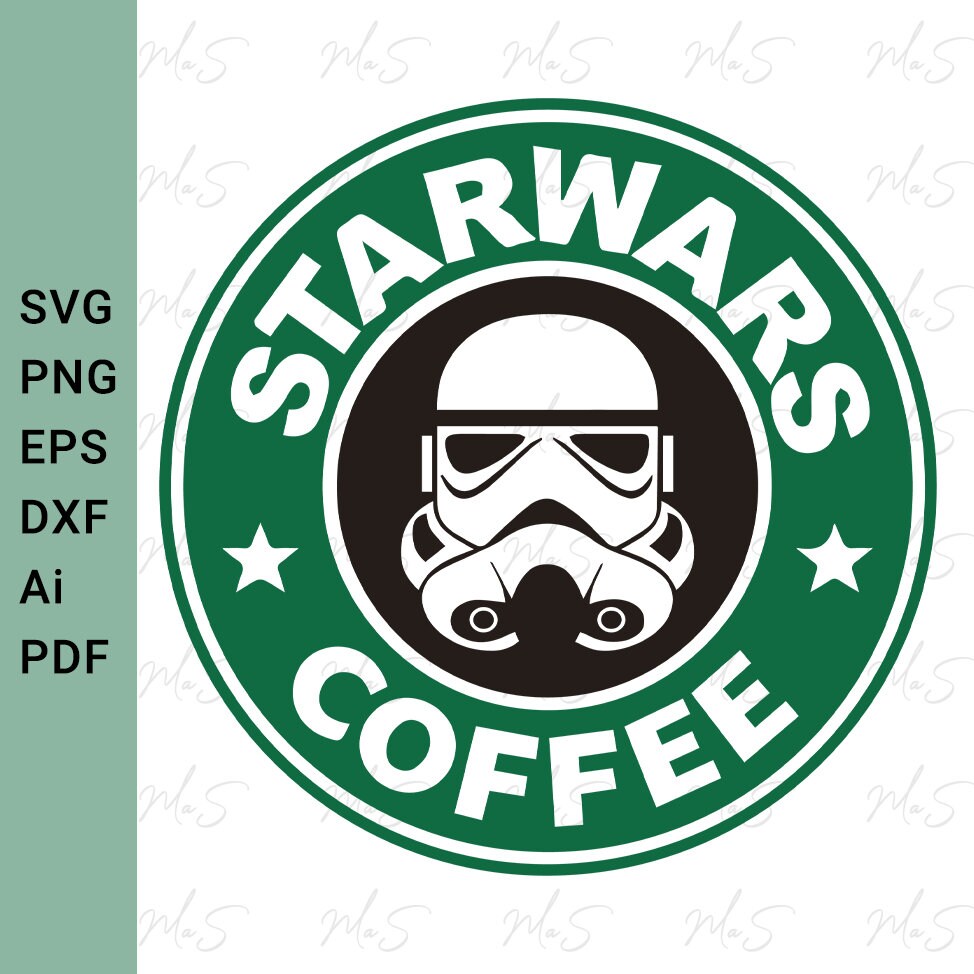 STAR WARS COFFEE Svg // Caffè Svg // Star Wars Mask // Star Wars Svg ...