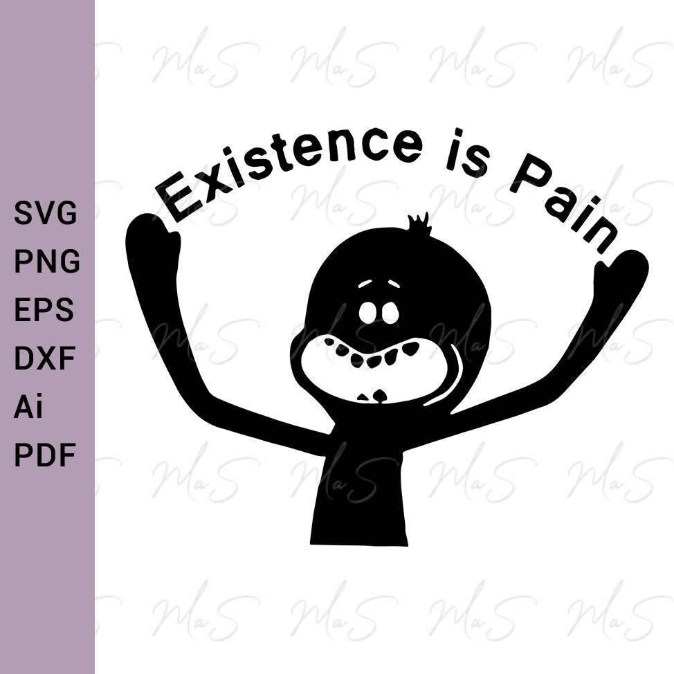 Rick and Morty Svg // Mr. Meeseks Existence is Pain // Morty Svg ...