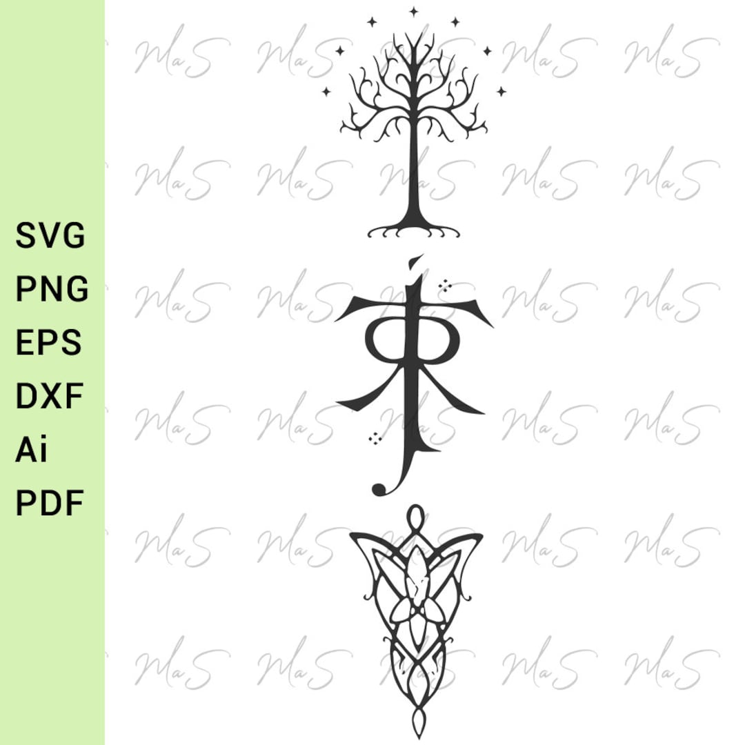 Lord of the Rings BUNDLE Svg || Symbols Svg || Lotr Trilogy Svg ...