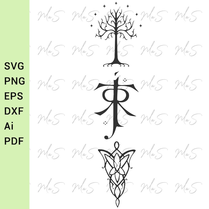 Lord of the Rings BUNDLE Svg || Symbols Svg || Lotr Trilogy Svg ...