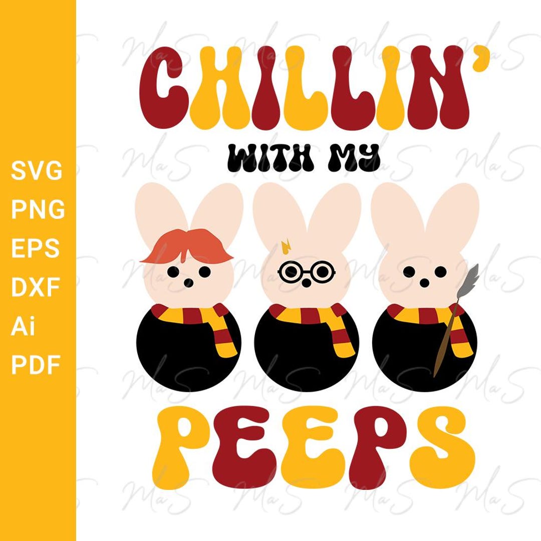 Easter Magic Wizard Svg | Easter Peeps Svg | Easter Bunny Chillin With ...